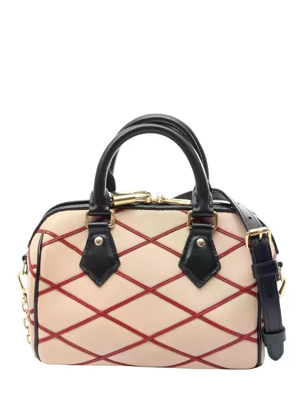 LOUIS VUITTON Malletage Speedy 20 Bandouliere Satchel - Neutrals