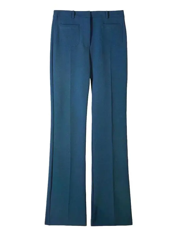 Patrizia Pepe Patch-pocket Trousers - Blue