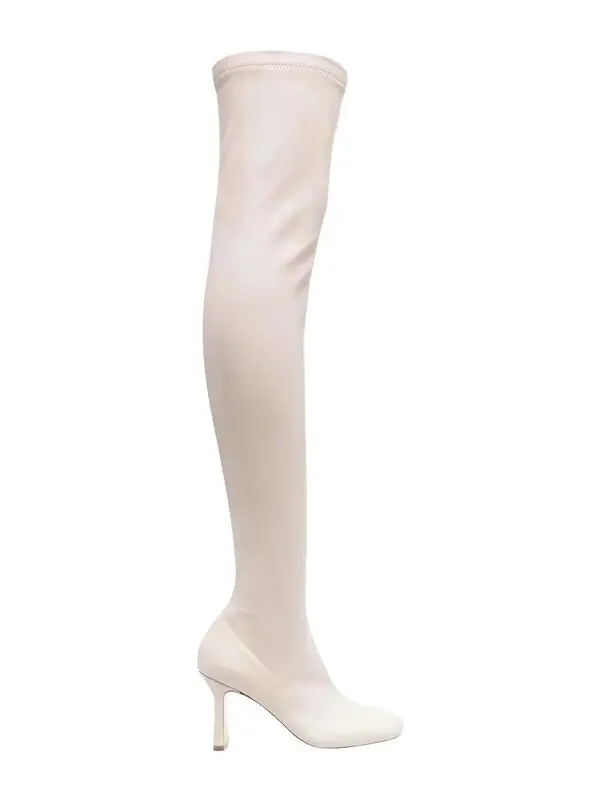 Stella McCartney Ivy Over-the-knee Heeled Boots - Neutrals