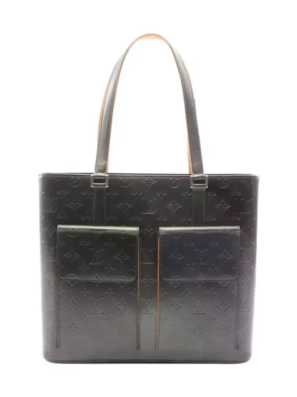 LOUIS VUITTON 2002 Wilwood Empreinte-leather Tote Bag - Black