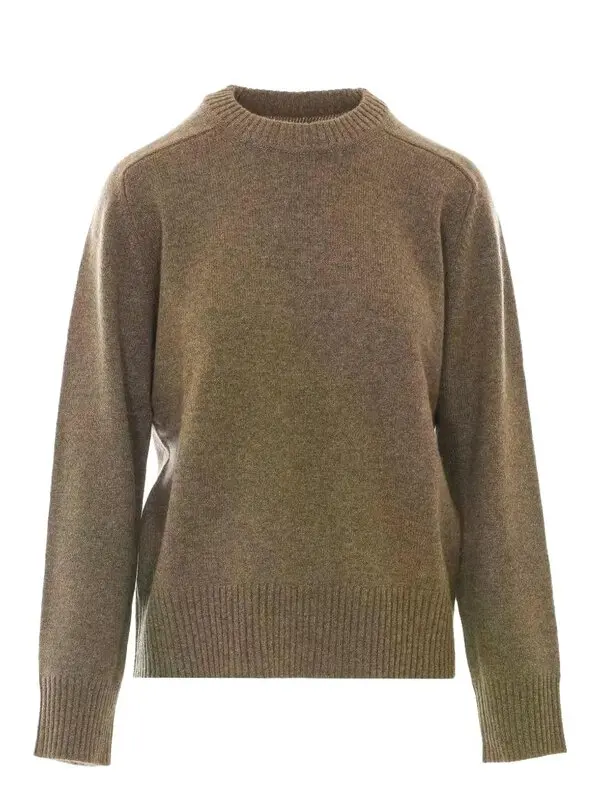 Loulou De Saison Crew-neck Cashmere Sweater - Brown
