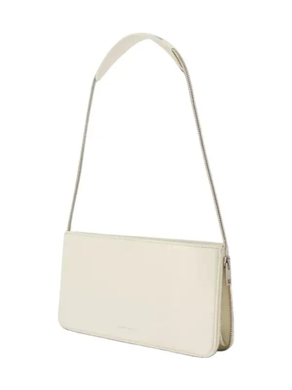 Alexander Wang Siren Grained-leather Shoulder Bag - Neutrals