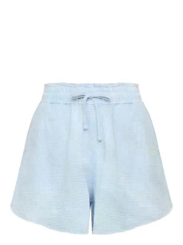 Chinese Laundry Elastic-waistband Shorts - Blue