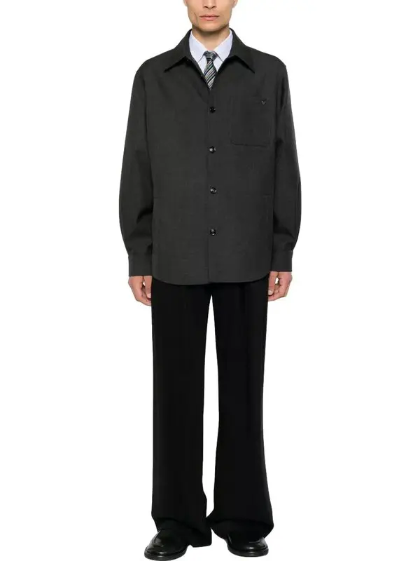 Valentino Garavani Long-sleeve Button-up Shirt - Blue