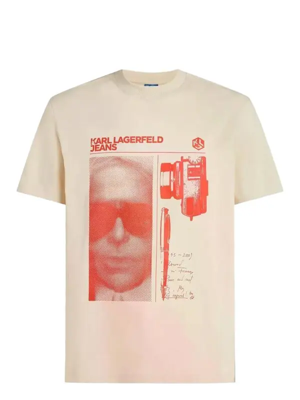 Karl Lagerfeld Graphic Karl T-shirt - Neutrals