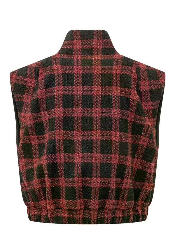 Pinko Handel Gilet Tweed - Black