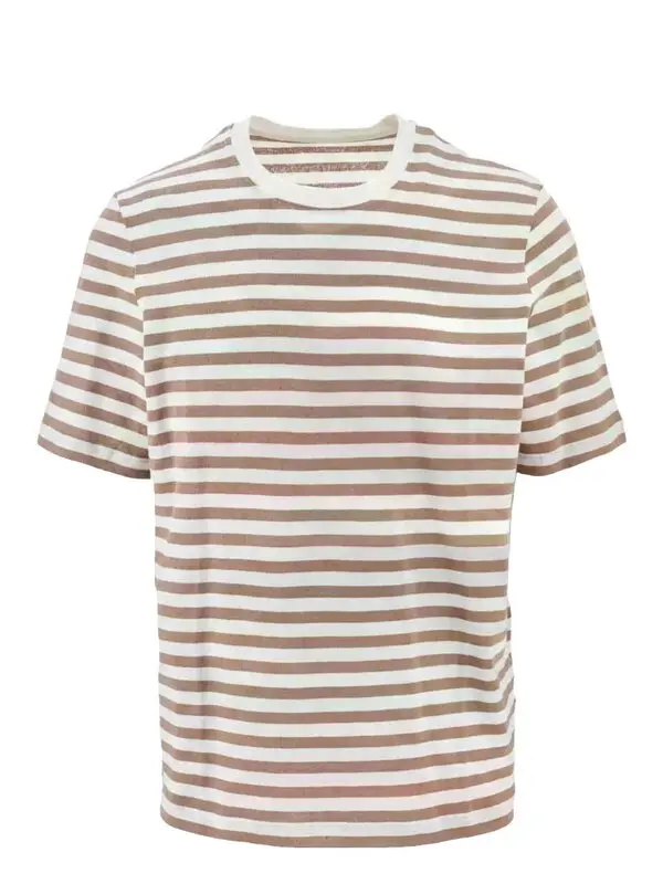 Majestic Filatures Striped T-shirt - Neutrals