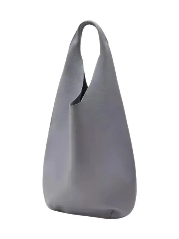A.p.c. Le Neige Grained-leather Tote Bag - Grey