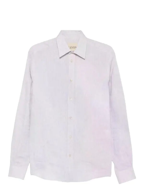 Valentino Garavani Long-sleeve Button-down Shirt - Neutrals