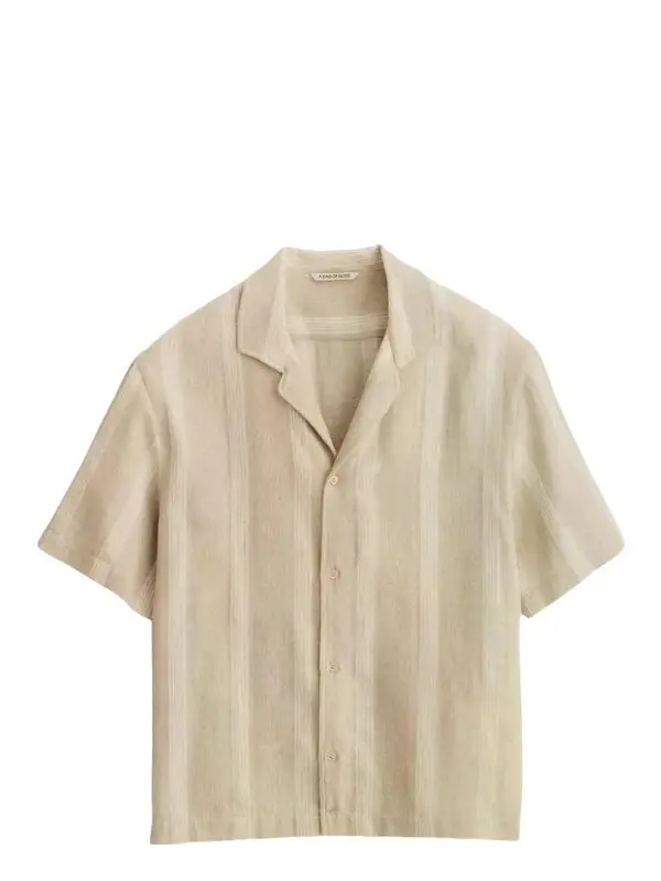 A KIND OF GUISE Striped Short-sleeves Shirt - Neutrals
