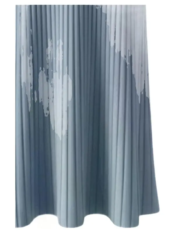 Gabriela Hearst Ribbed-knit Polo-collar Midi Dress - Blue