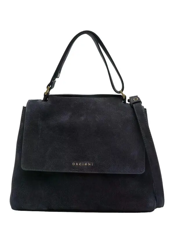 Orciani Sveva Leather Tote Bag - Blue