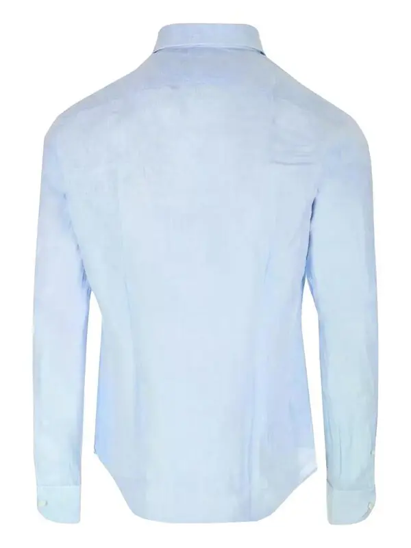 Al Duca D'aosta Button-down Collar Linen Shirt - Blue