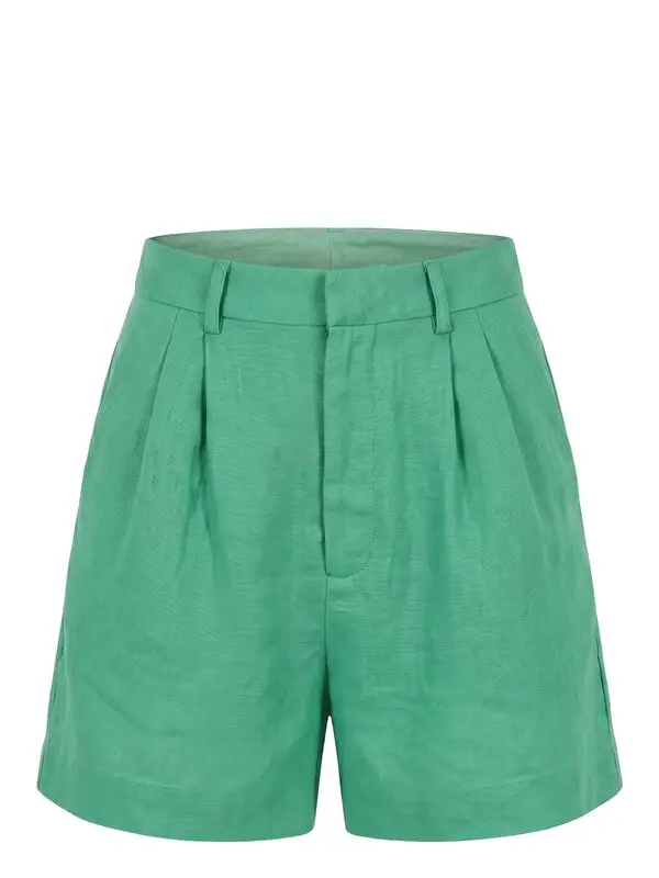 Yumi Kim Laguna Linen Short - Green