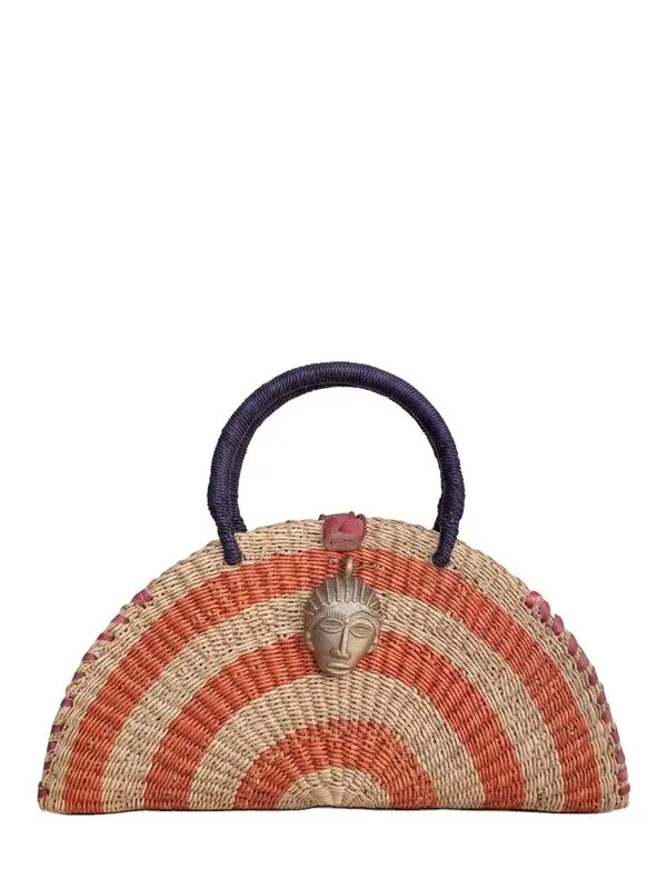 SOKONA Kusana – Marigold Handwoven Handbag - Orange