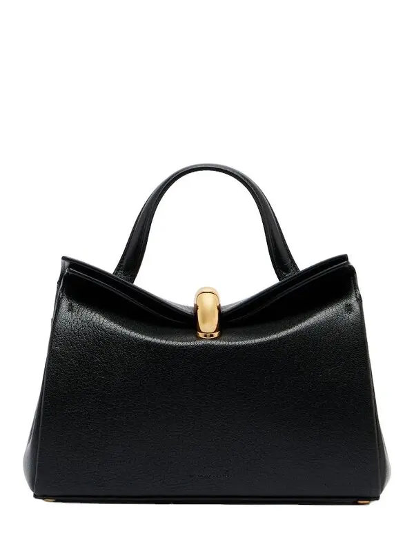 Jacquemus Valerie Small Leather Top-handle Bag - Black