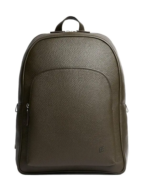 CARL FRIEDRIK Leather Ayrton Backpack - Green