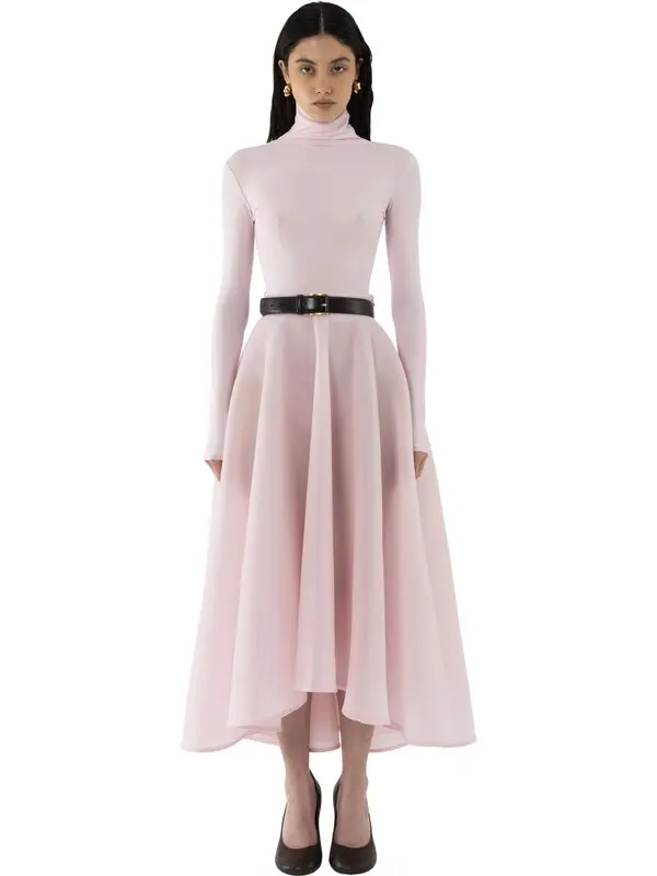 Arakii Jersey Longsleeve Turtleneck - Light Pink