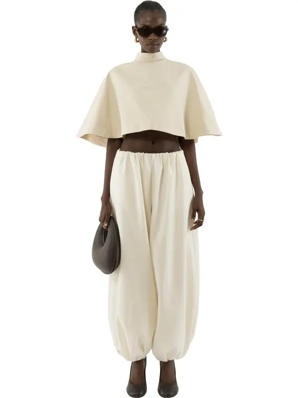 Arakii Poncho Cape Top - Light Beige