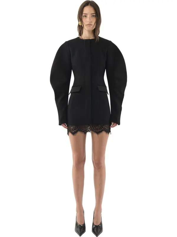 Arakii Sculpted Blazer Dress - Black
