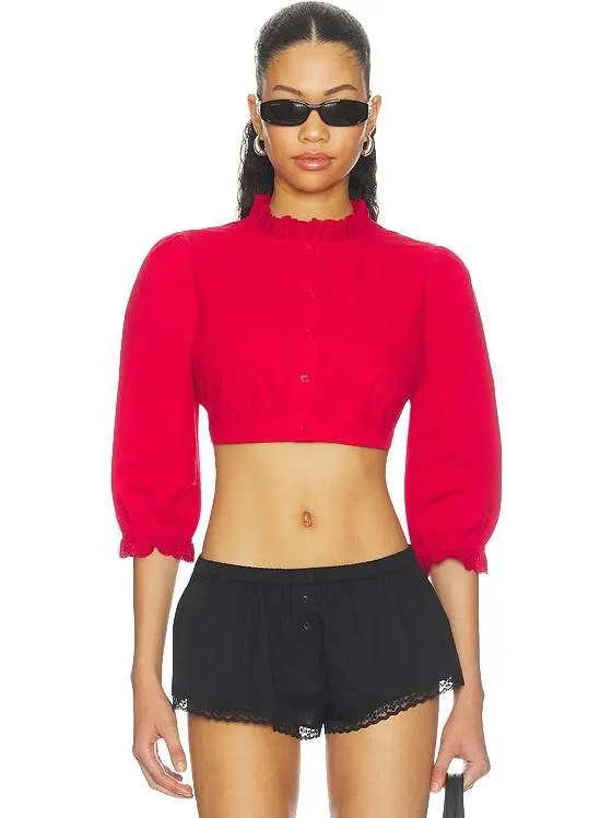 Lioness Totti Top In . Also - Red
