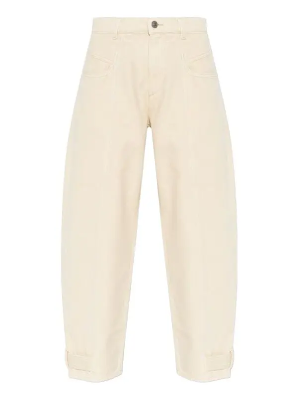 Isabel Marant Étoile Leja Denim Jeans - Beige