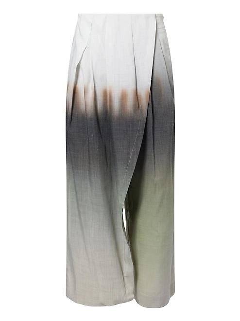Issey Miyake June Plumage Wrap Woven Trousers - Multi