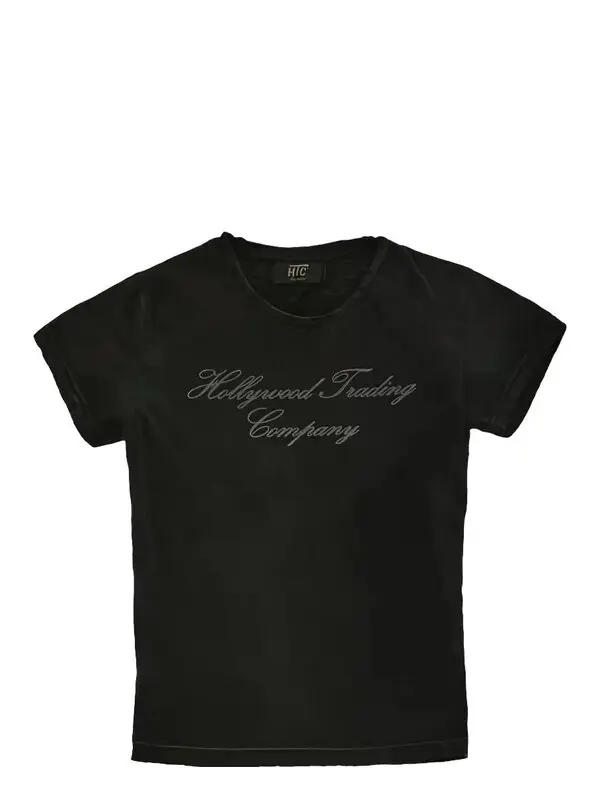 HTC LOS ANGELES Hollywood T.c. Logo-print Slim-fit T-shirt - Black