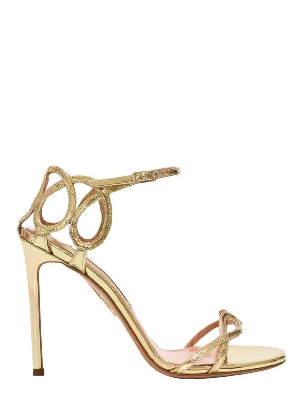 AQUAZZURA Hula Cut-out Sandals - Gold
