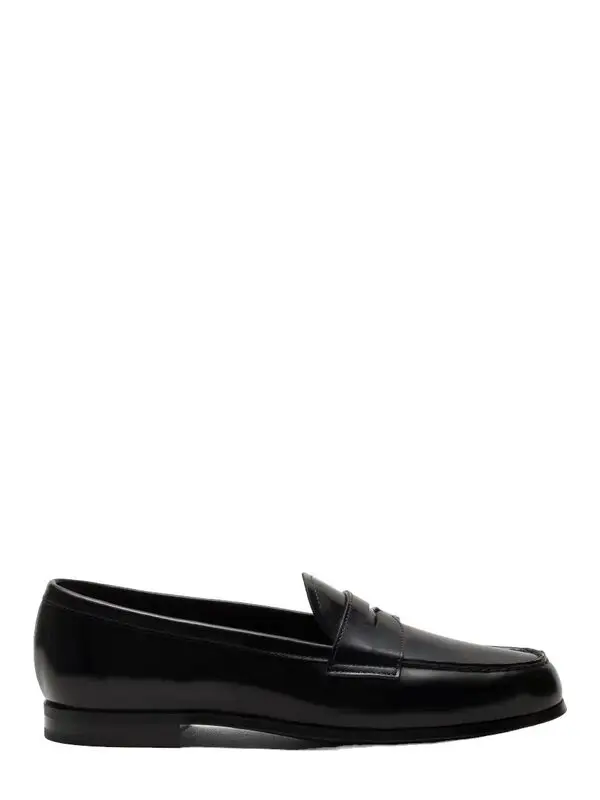 Church's Natalie Polished-leather Loafers - Black