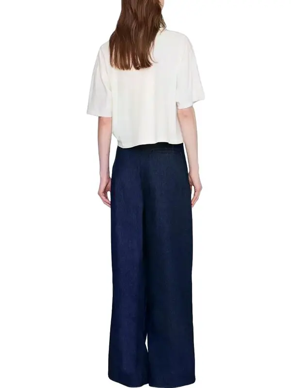 ANINE BING Cropped T-shirt - White