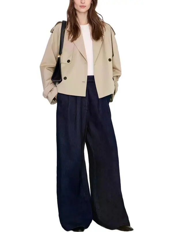 ANINE BING Lou Trousers Ink - Blue