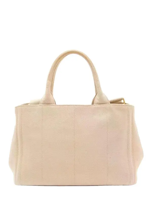 Prada Canapa Crystal-embellished Tote Bag - Neutrals