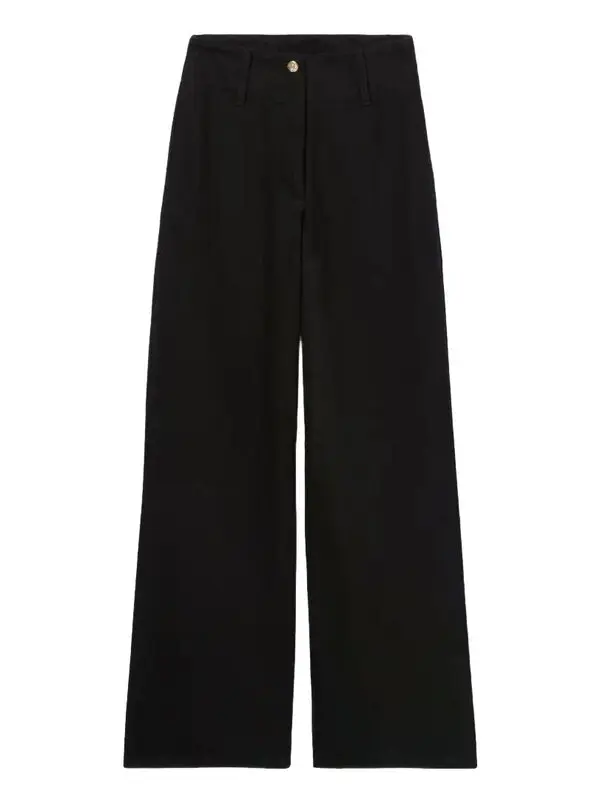Claudie Pierlot Wide-leg Denim Jeans - Black