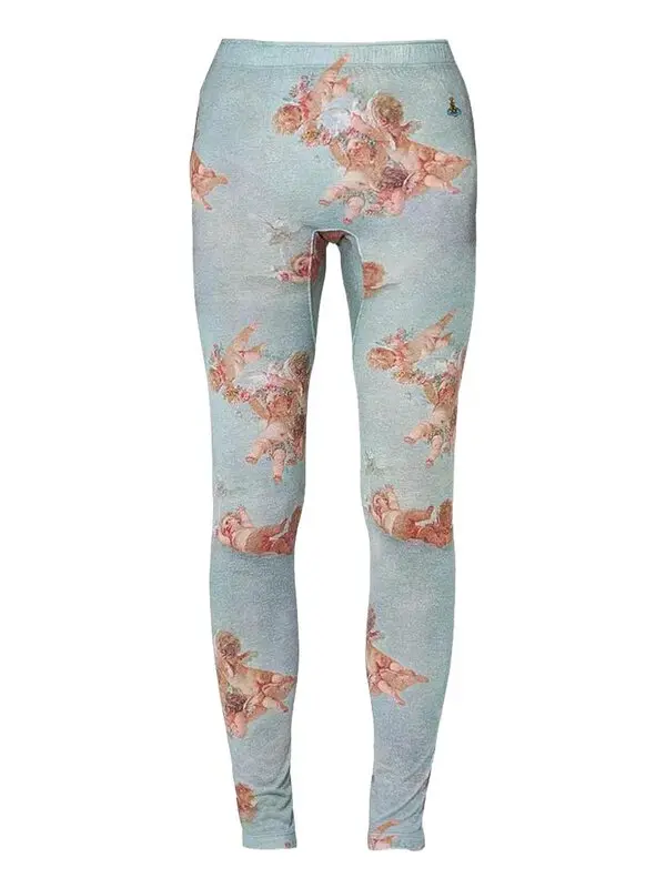 VIVIENNE WESTWOOD Graphic-print Leggings - Blue