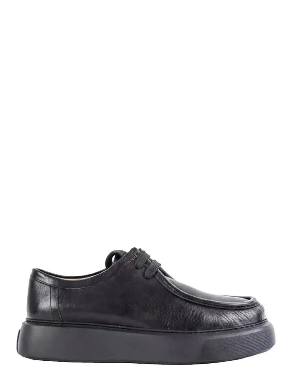 REFERENC Fernabee Leather Sneakers - Black