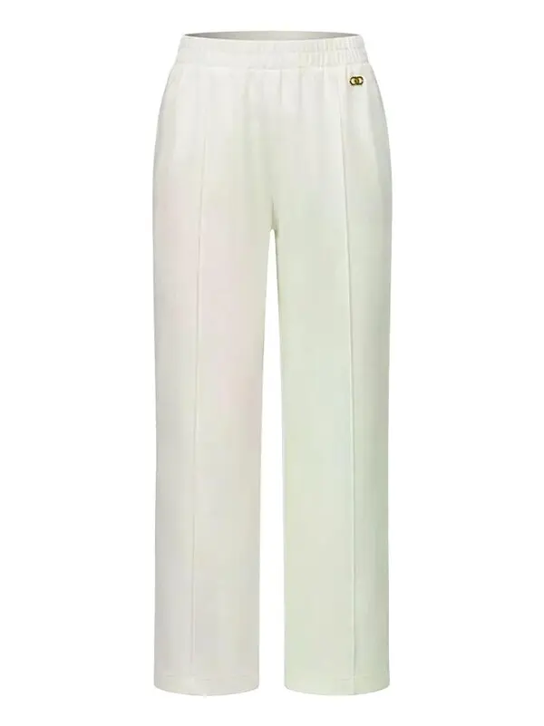 Liu Jo Pintuck-detail Cropped Track Pants - Neutrals