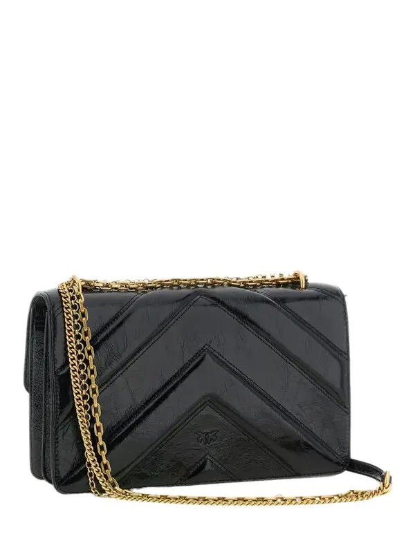 Pinko Love Shoulder Bag - Black