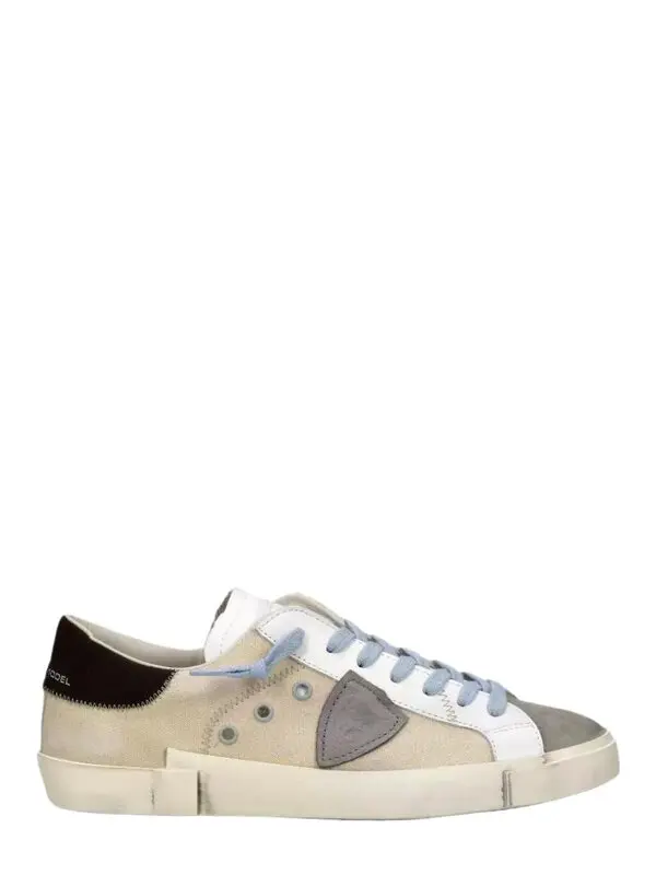 Philippe Model Prsx Panelled Sneakers - Neutrals
