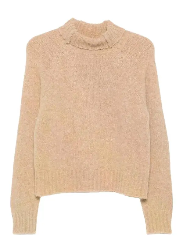 JUCCA Roll-neck Raglan-sleeve Sweater - Neutrals