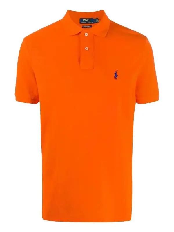 Polo Ralph Lauren Embroidered-logo Polo Shirt - Orange