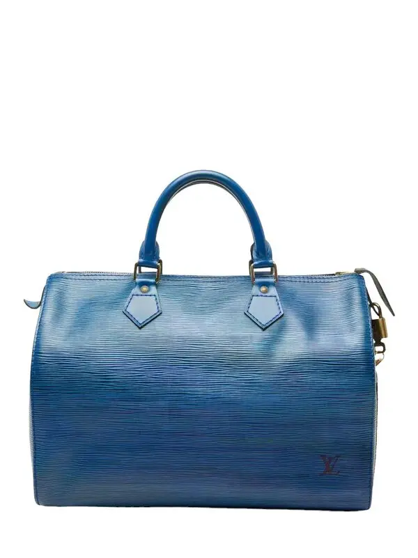 LOUIS VUITTON 1993 Epi Speedy 30 Boston Bag - Blue