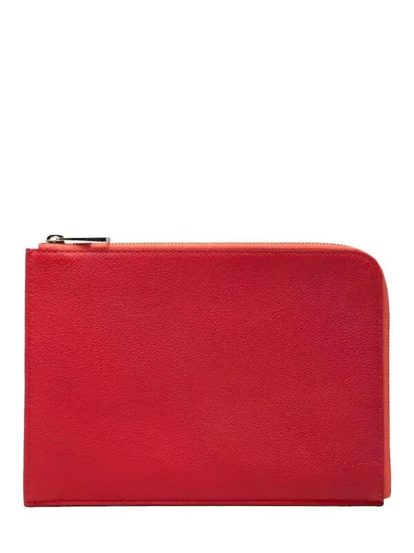LOUIS VUITTON 2017 Taurillon Pochette Jour Pm Clutch Bag - Red