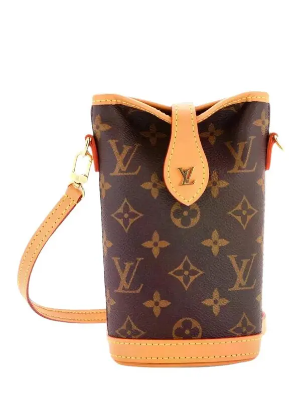 LOUIS VUITTON Fold Me Pouch Monogram Canvas Crossbody Bag - Brown