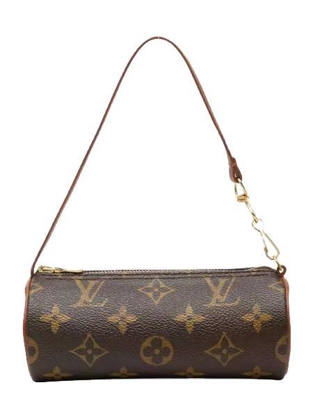 LOUIS VUITTON 1990-2010 Monogram Papillon Pochette Handbag - Brown