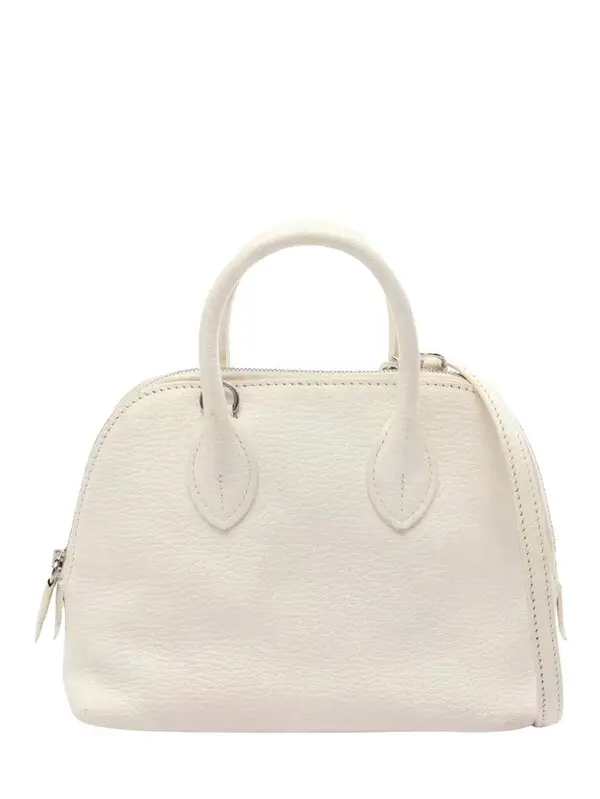 Hermès 2019 Mini Chevre Mysore Bolide 1923 Satchel - White