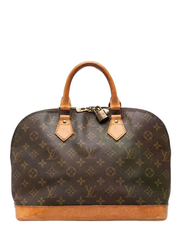LOUIS VUITTON 1995 Monogram Alma Pm Handbag - Brown