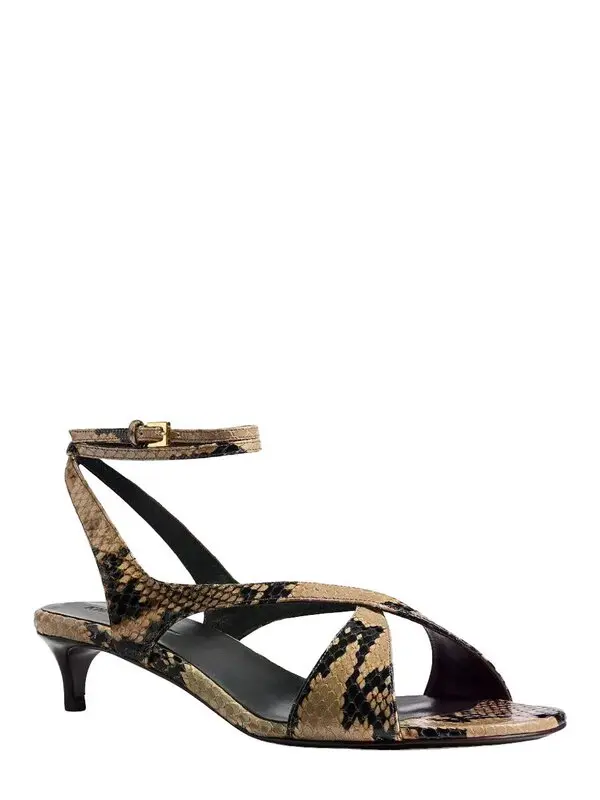 Khaite Liria Ankle-strap Sandals - Neutrals