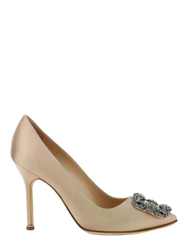 Manolo Blahnik Hangisi Pumps - Neutrals