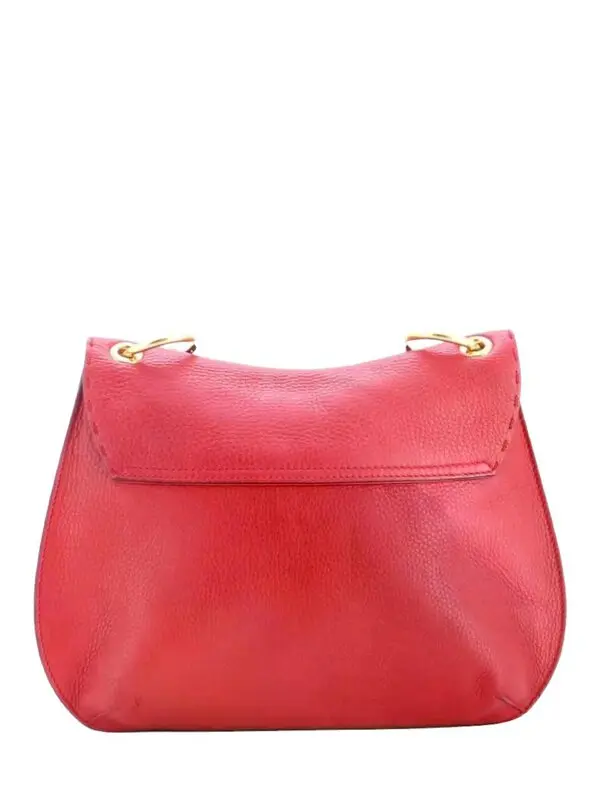 Gucci Gg Marmont Animalier Shoulder Bag Leather Medium Crossbody Bag - Red